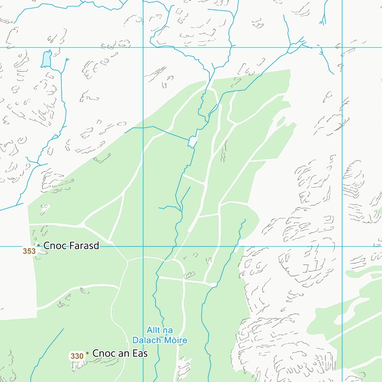Highland (NH43) Map by UK Topographic Maps | Avenza Maps
