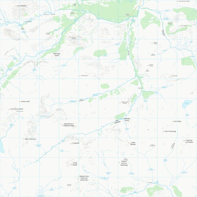 Highland (NH48) Map by UK Topographic Maps | Avenza Maps