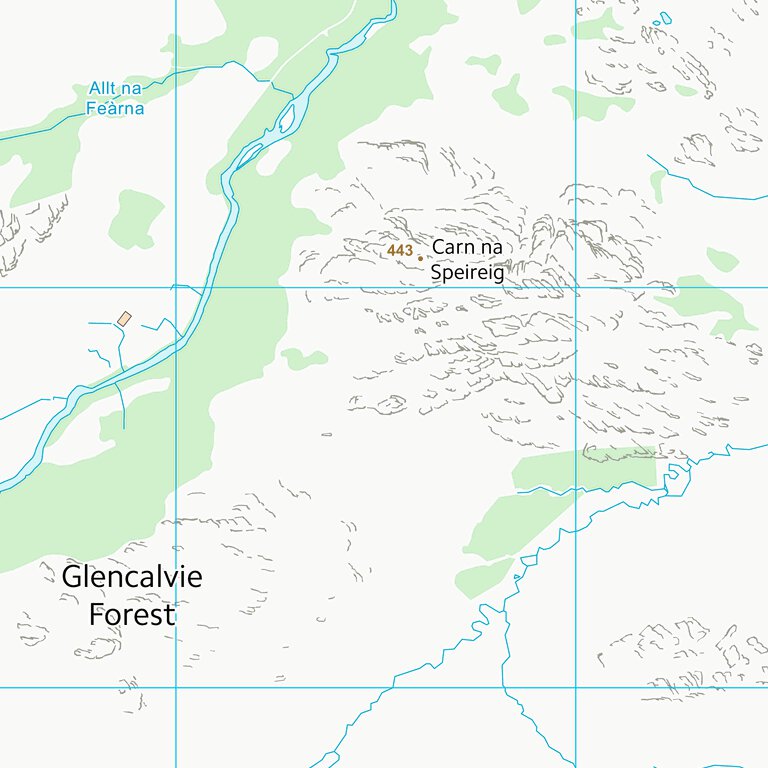 Highland (NH48) Map by UK Topographic Maps | Avenza Maps