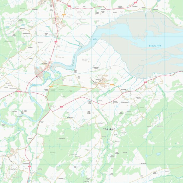 Highland (NH54) Map by UK Topographic Maps | Avenza Maps