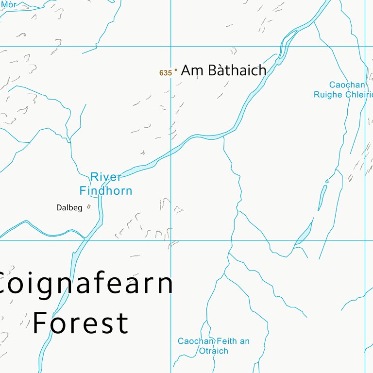 Highland (NH61) Map by UK Topographic Maps | Avenza Maps