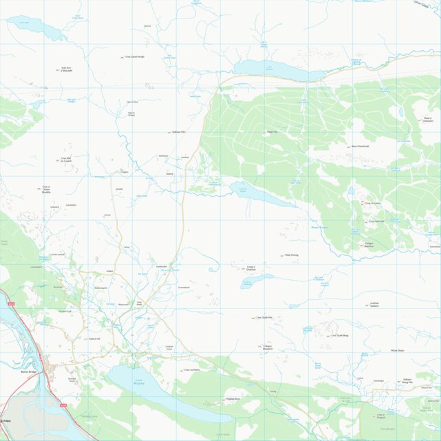 Highland (NH69) Map by UK Topographic Maps | Avenza Maps