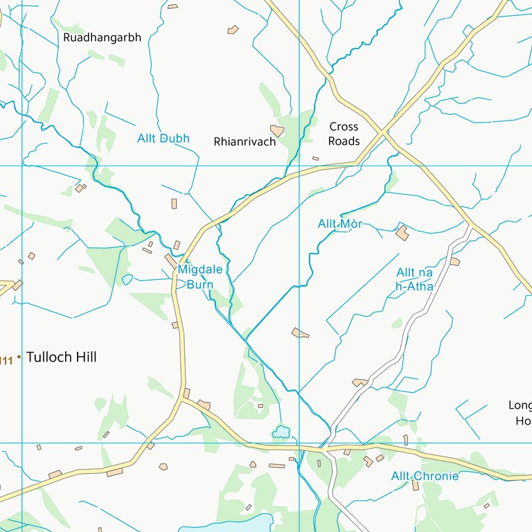 Highland (NH69) Map by UK Topographic Maps | Avenza Maps