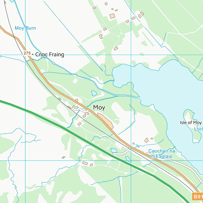 Highland (NH73) Map by UK Topographic Maps | Avenza Maps
