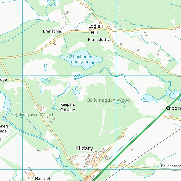 Highland (NH77) Map by UK Topographic Maps | Avenza Maps