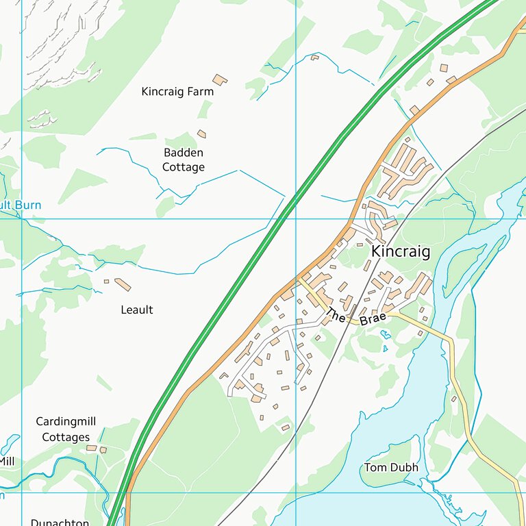 Highland (NH80) Map by UK Topographic Maps | Avenza Maps