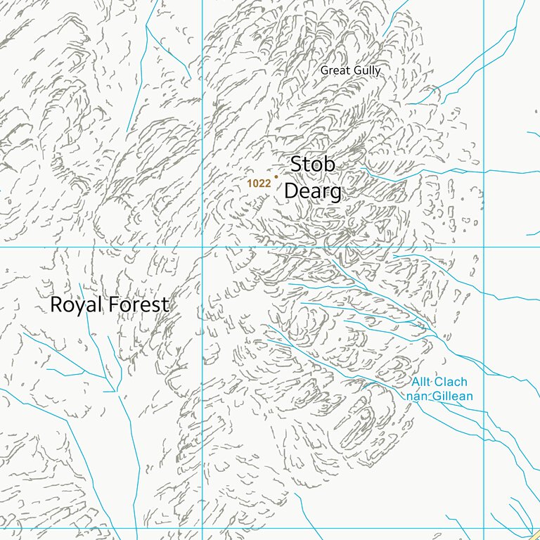 Highland (NN25) Map by UK Topographic Maps | Avenza Maps