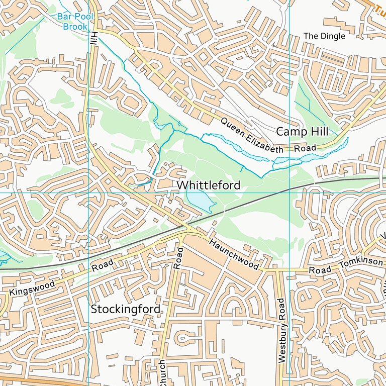 Hinckley and Bosworth District (B) (SP39) Map by UK Topographic Maps ...