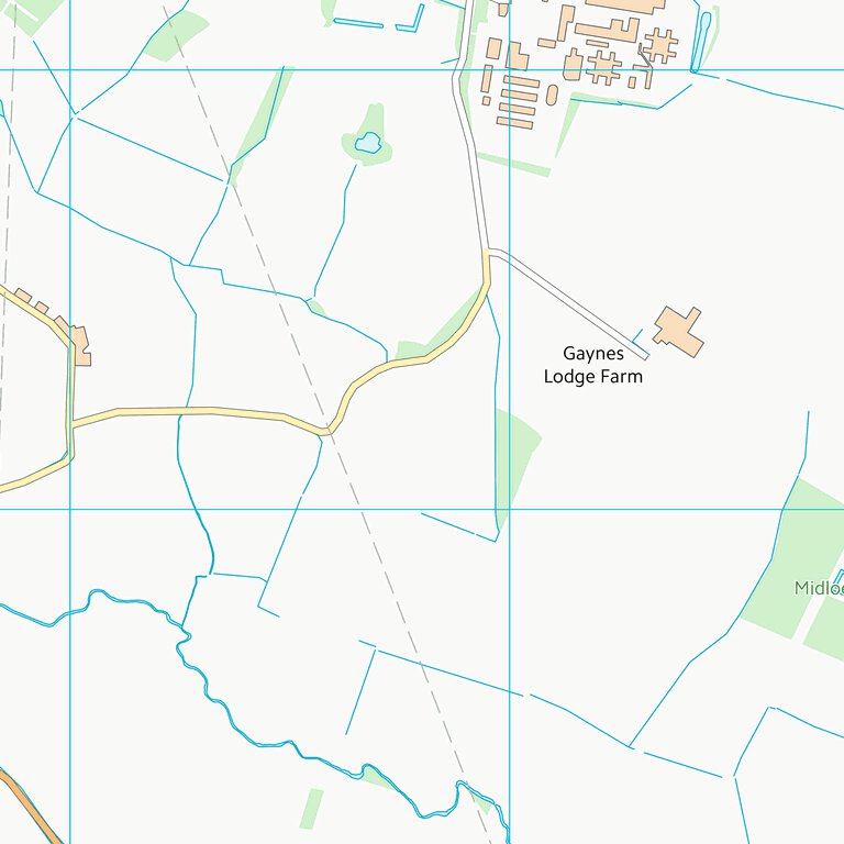 Huntingdonshire District (TL16) Map by UK Topographic Maps | Avenza Maps