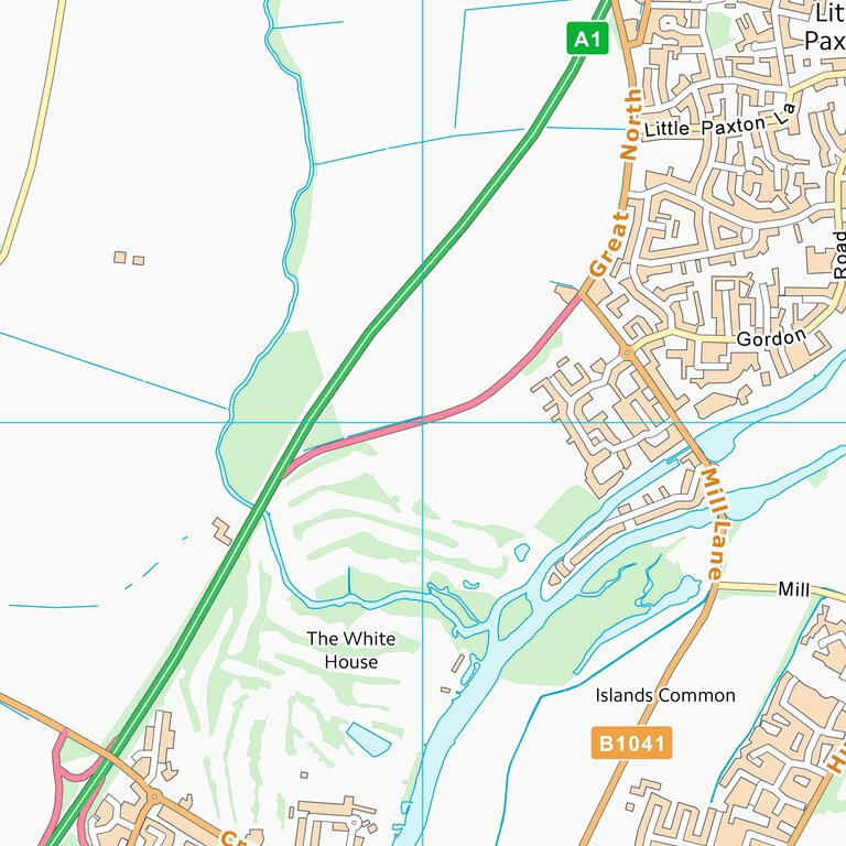 Huntingdonshire District (TL16) Map by UK Topographic Maps | Avenza Maps
