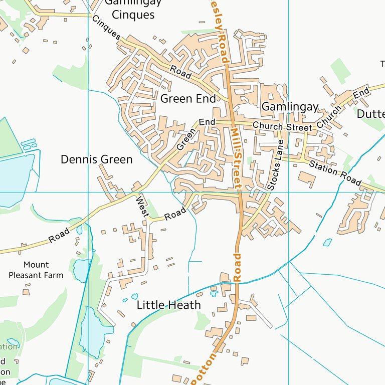 Huntingdonshire District (TL25) Map by UK Topographic Maps | Avenza Maps
