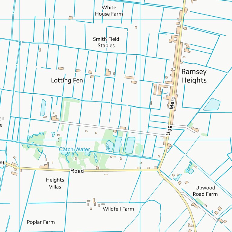 Huntingdonshire District (TL28) Map by UK Topographic Maps | Avenza Maps