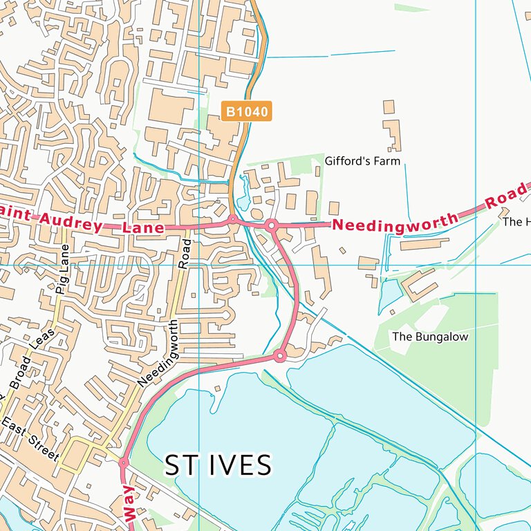 Huntingdonshire District (TL37) Map by UK Topographic Maps | Avenza Maps