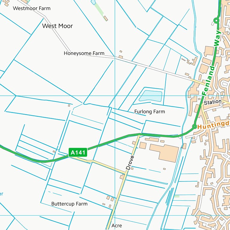 Huntingdonshire District (TL38) Map by UK Topographic Maps | Avenza Maps