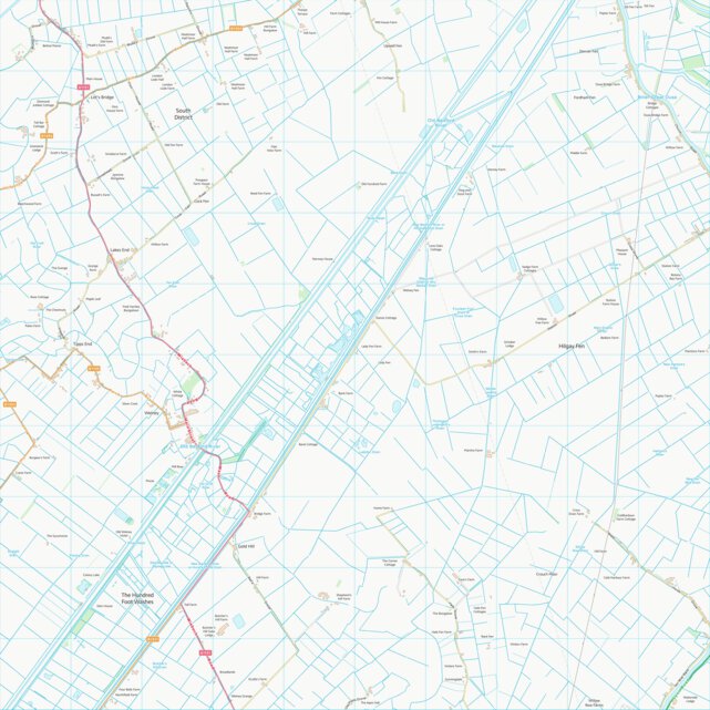 King's Lynn and West Norfolk District (B) (TL59) Map by UK Topographic ...