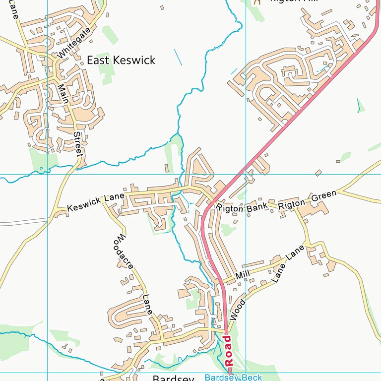 Leeds District (B) (SE34) Map by UK Topographic Maps | Avenza Maps
