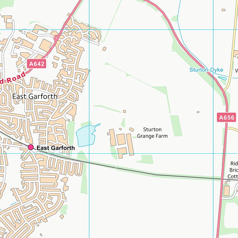 Leeds District (B) (SE43) Map by UK Topographic Maps | Avenza Maps