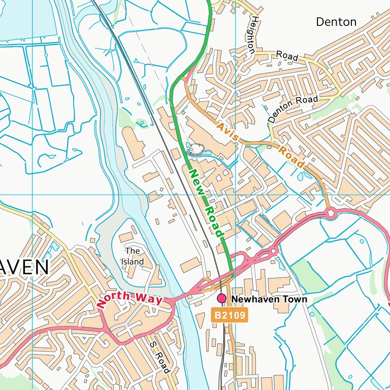 Lewes District (TQ40) Map by UK Topographic Maps | Avenza Maps