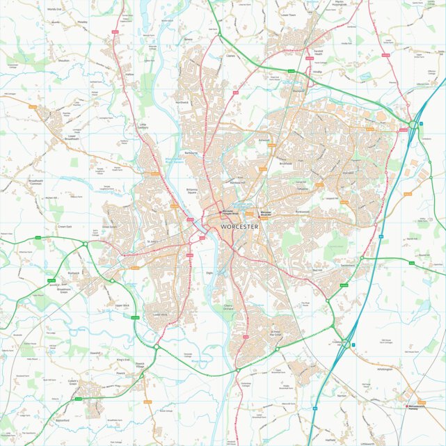 Malvern Hills District (SO85) Map by UK Topographic Maps | Avenza Maps