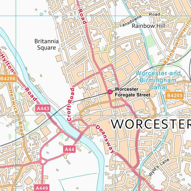 Malvern Hills District (SO85) Map by UK Topographic Maps | Avenza Maps