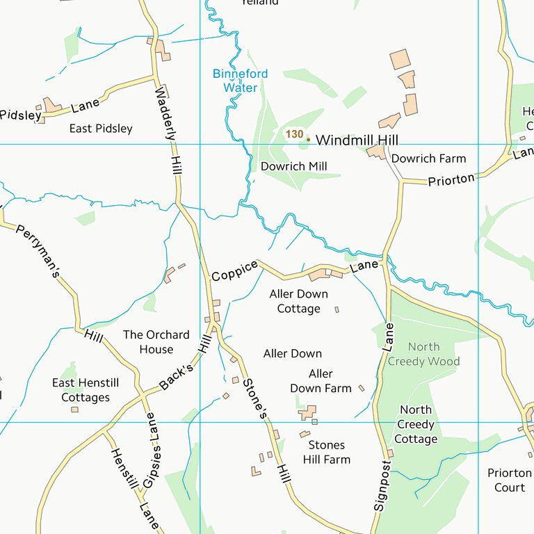 Mid Devon District (SS80) Map by UK Topographic Maps | Avenza Maps
