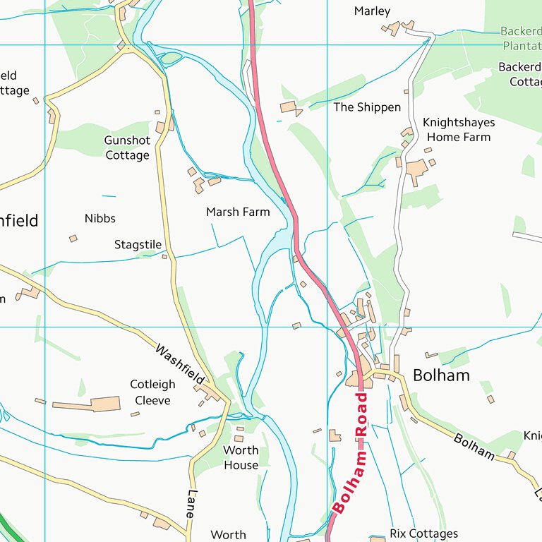 Mid Devon District (SS91) Map by UK Topographic Maps | Avenza Maps