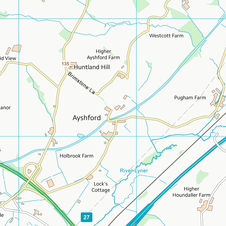 Mid Devon District (ST01) Map by UK Topographic Maps | Avenza Maps