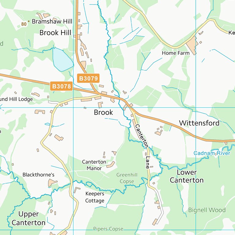 New Forest District (SU21) Map by UK Topographic Maps | Avenza Maps