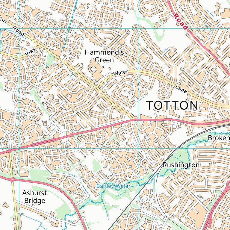 New Forest District (SU31) Map by UK Topographic Maps | Avenza Maps