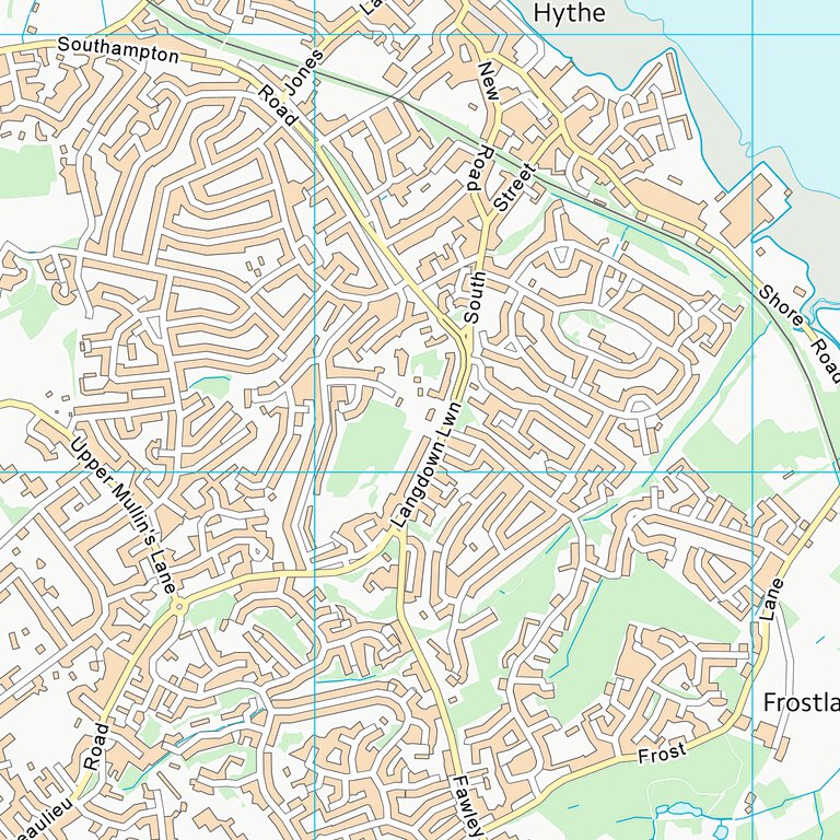 New Forest District (SU40) Map by UK Topographic Maps | Avenza Maps