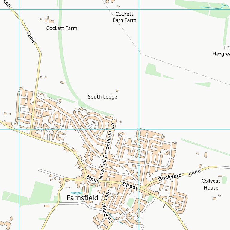 Newark and Sherwood District (SK65) Map by UK Topographic Maps | Avenza ...