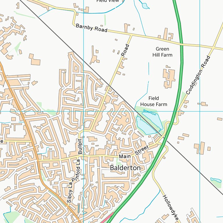 Newark and Sherwood District (SK85) Map by UK Topographic Maps | Avenza ...