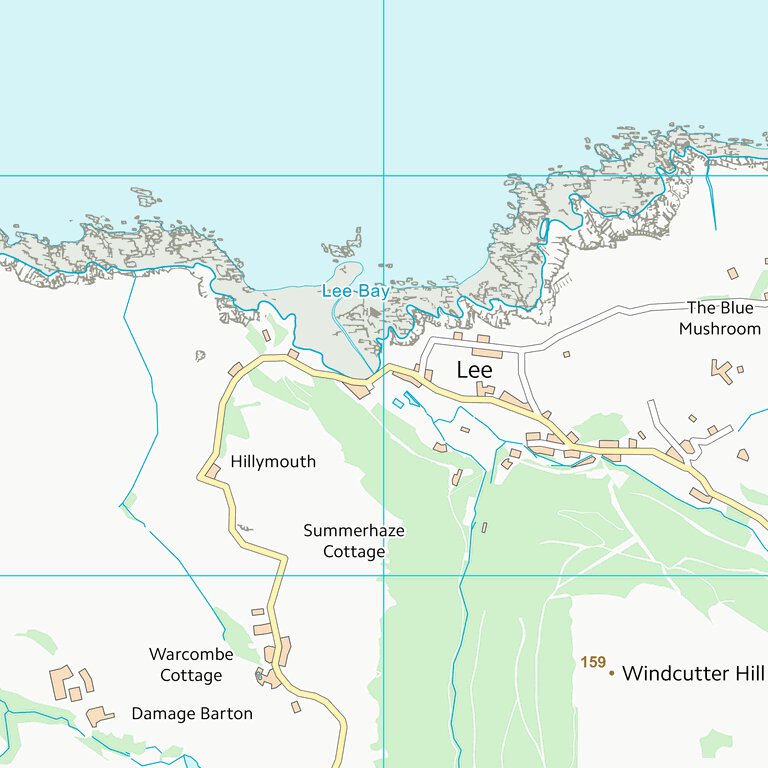 North Devon District (SS44) Map by UK Topographic Maps | Avenza Maps