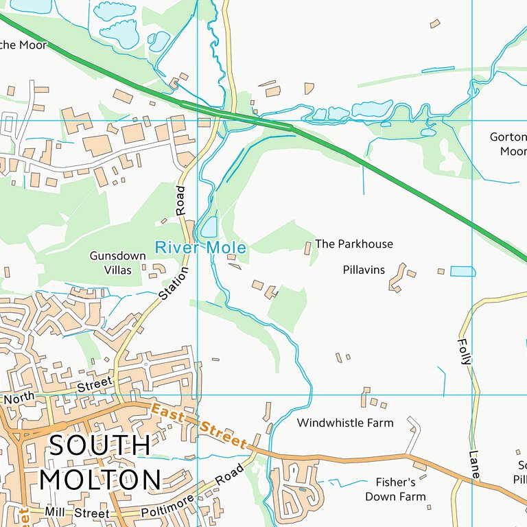 North Devon District (SS72) Map by UK Topographic Maps | Avenza Maps
