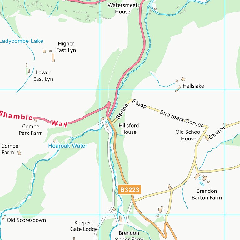 North Devon District (SS74) Map by UK Topographic Maps | Avenza Maps