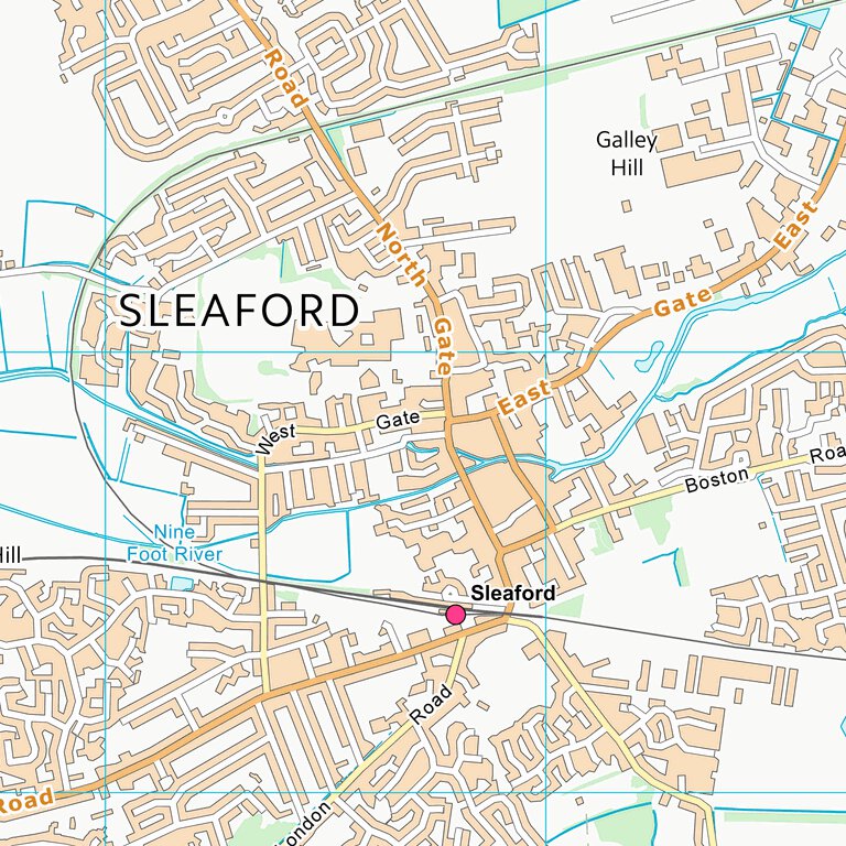 North Kesteven District (TF04) Map by UK Topographic Maps | Avenza Maps