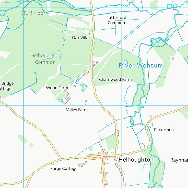 North Norfolk District (TF82) Map by UK Topographic Maps | Avenza Maps