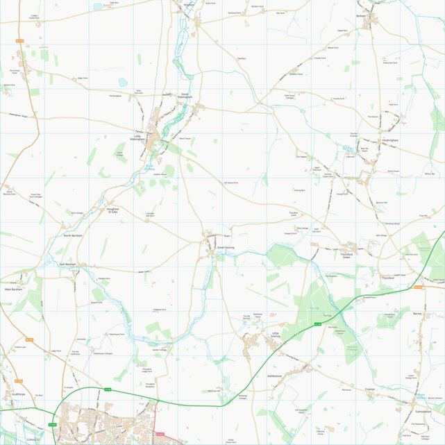 North Norfolk District (TF93) Map by UK Topographic Maps | Avenza Maps