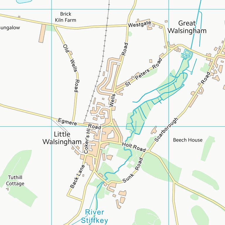 North Norfolk District (TF93) Map by UK Topographic Maps | Avenza Maps