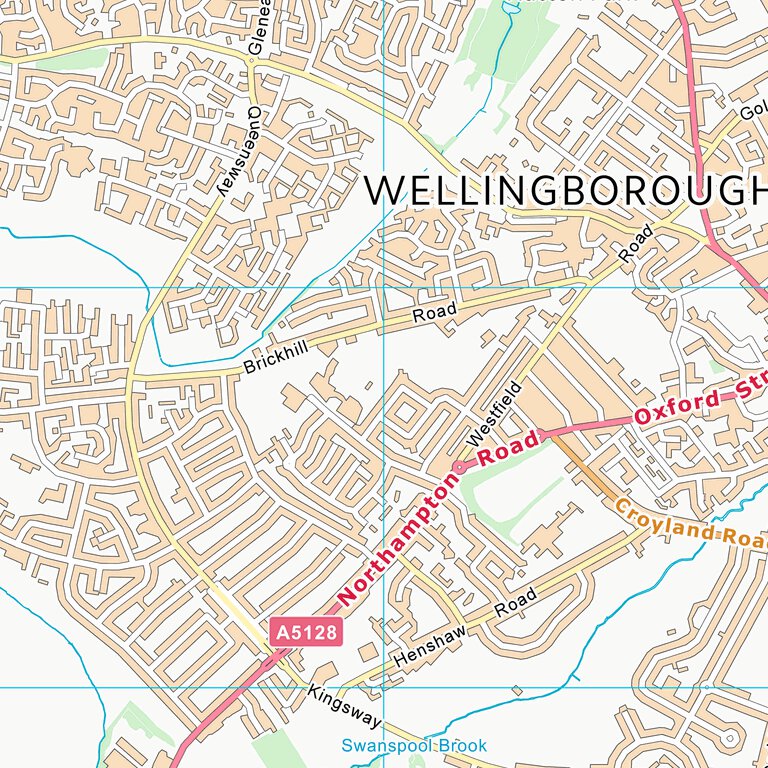North Northamptonshire (SP86) Map by UK Topographic Maps | Avenza Maps