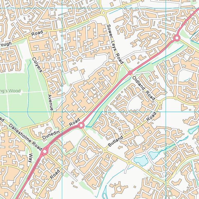 North Northamptonshire (SP88) Map by UK Topographic Maps | Avenza Maps