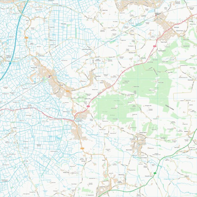 North Somerset (ST46) Map by UK Topographic Maps | Avenza Maps