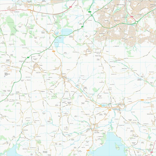 North Somerset (ST56) Map by UK Topographic Maps | Avenza Maps