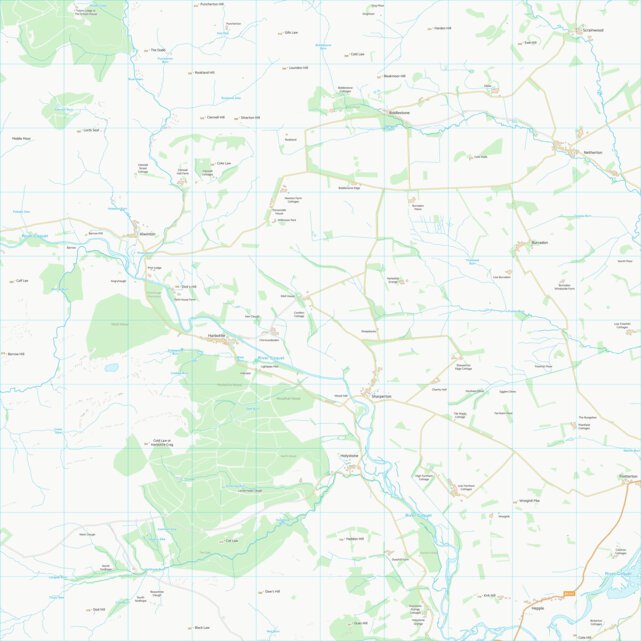 Northumberland (NT90) Map by UK Topographic Maps | Avenza Maps