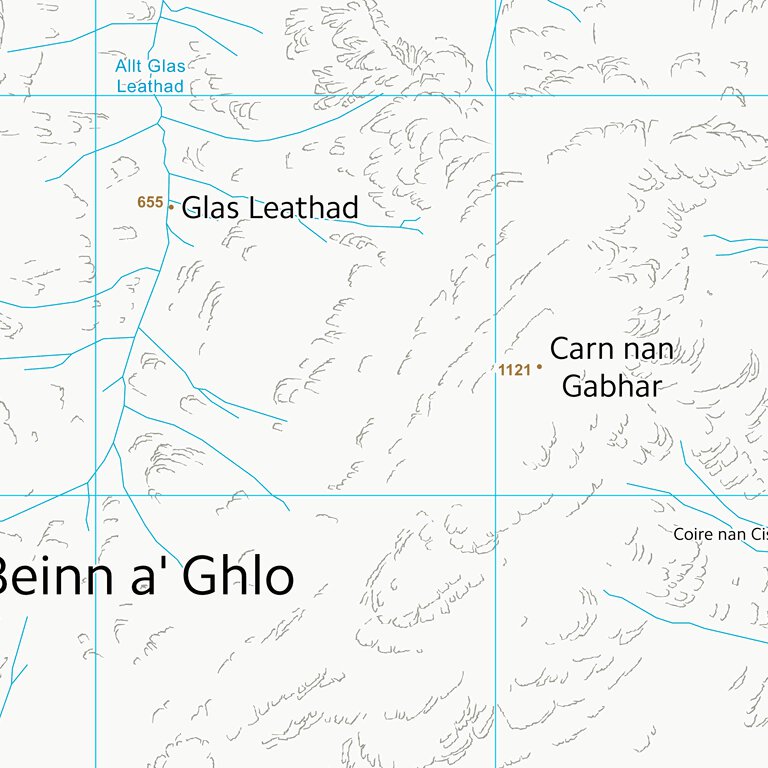 Perth and Kinross (NN97) Map by UK Topographic Maps | Avenza Maps