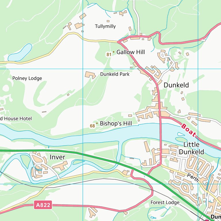Perth and Kinross (NO04) Map by UK Topographic Maps | Avenza Maps