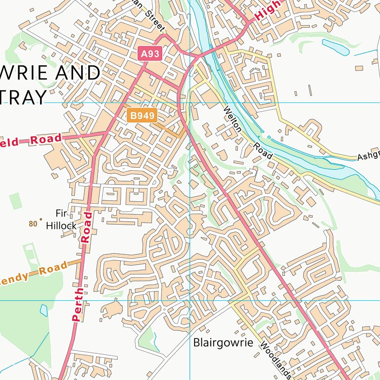 Perth and Kinross (NO14) Map by UK Topographic Maps | Avenza Maps