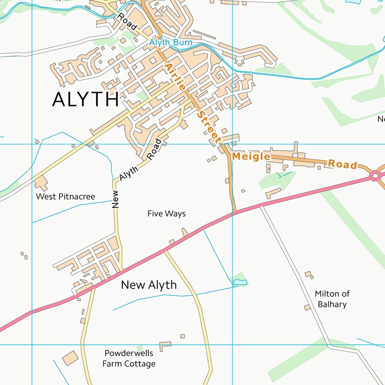 Perth and Kinross (NO24) Map by UK Topographic Maps | Avenza Maps