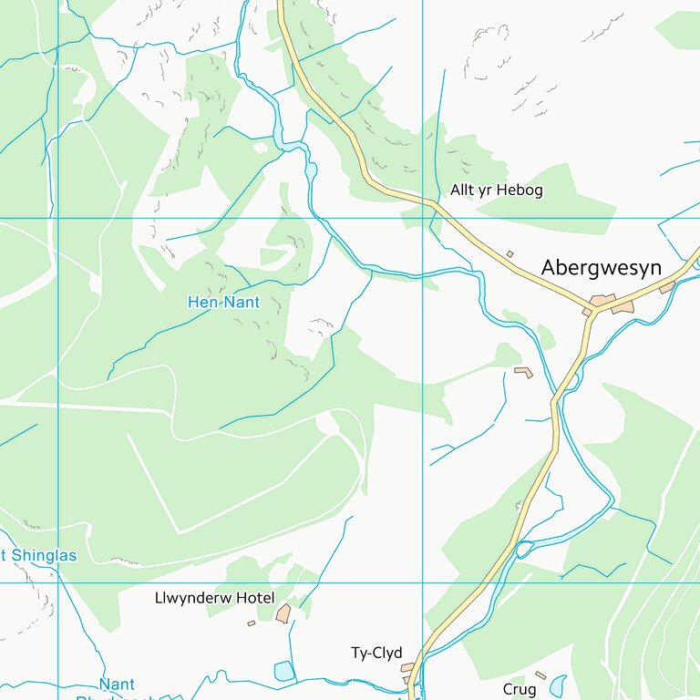 Powys - Powys (SN85) Map by UK Topographic Maps | Avenza Maps