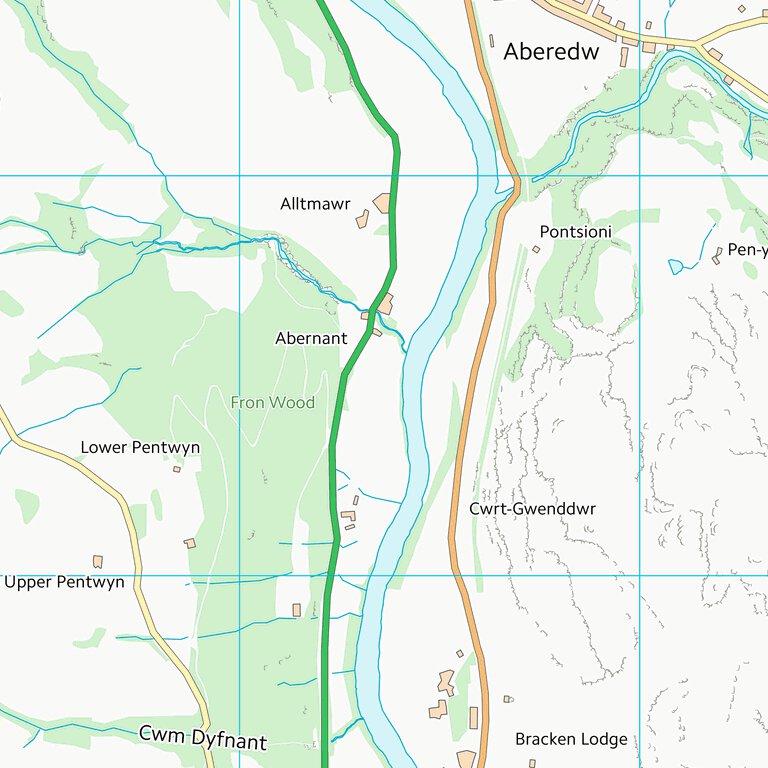 Powys - Powys (SO04) Map by UK Topographic Maps | Avenza Maps
